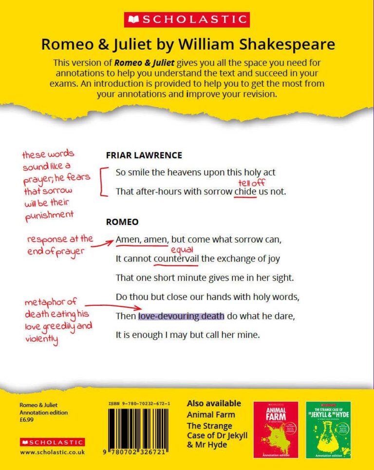 Romeo & Juliet - Annotation Edition | 9780702326721 - MBE Books